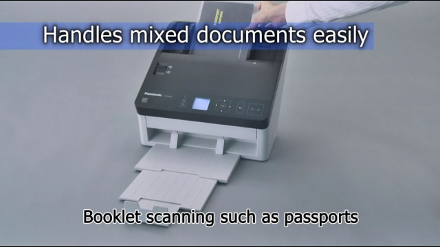 Panasonic Document Scanner: Key Function "Booklet (Passport) Scanning ...