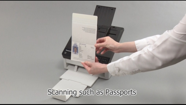 Panasonic Document Scanner KV-S1058Y/S1028Y: "Booklet(Passport ...