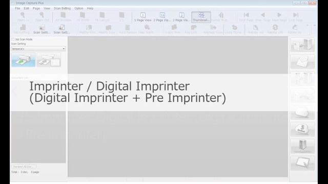 Panasonic "Image Capture Plus" Demo - Imprinter, Digital Imprinter ...