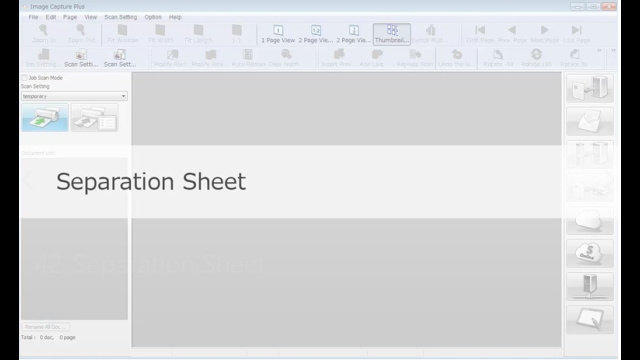 Panasonic "Image Capture Plus" Demo - Separation Sheet | Channel ...