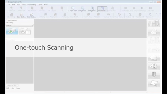 Panasonic "Image Capture Plus" Demo - One-touch Scanning | Channel ...