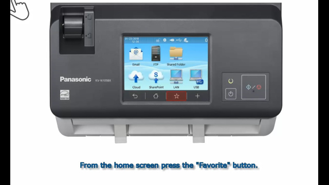 Panasonic Document Scanner "KV-N1058X series" Operating & Setting ...