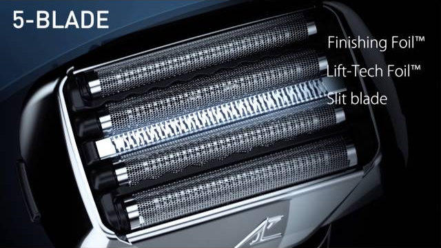Panasonic ES-LV95(en) Men's 5-Blade Wet/Dry Rechargeable Electric ...
